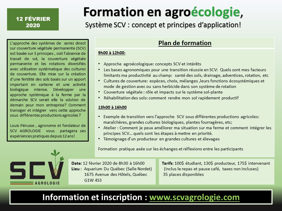 Formation en agroécologie